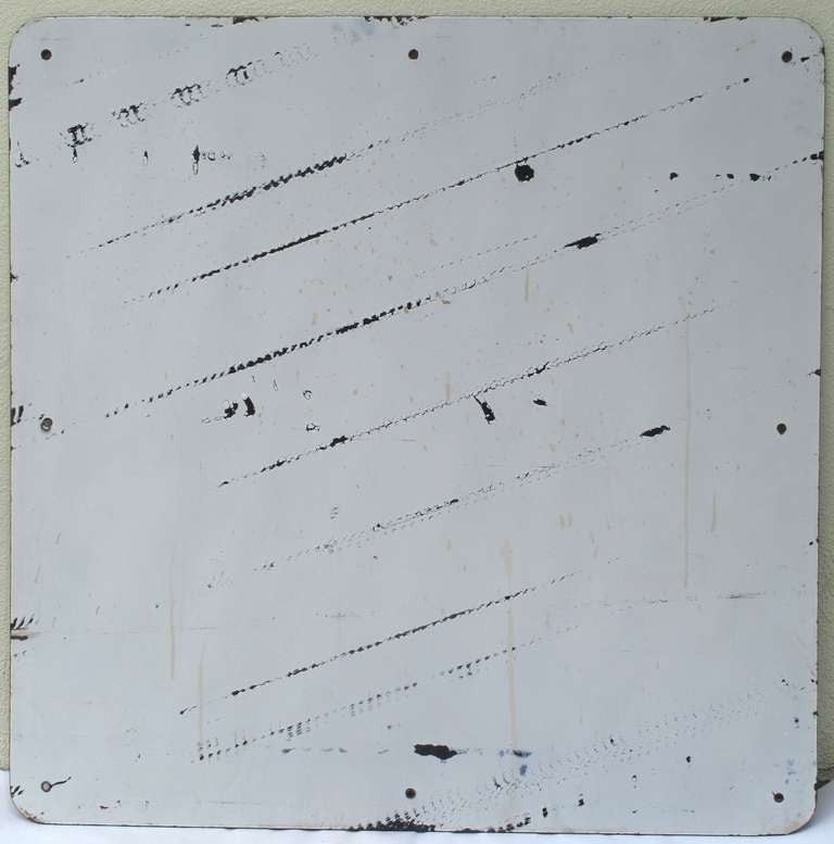 Railway Express Agency Large Enamel Sign, 1930s at 1stDibs