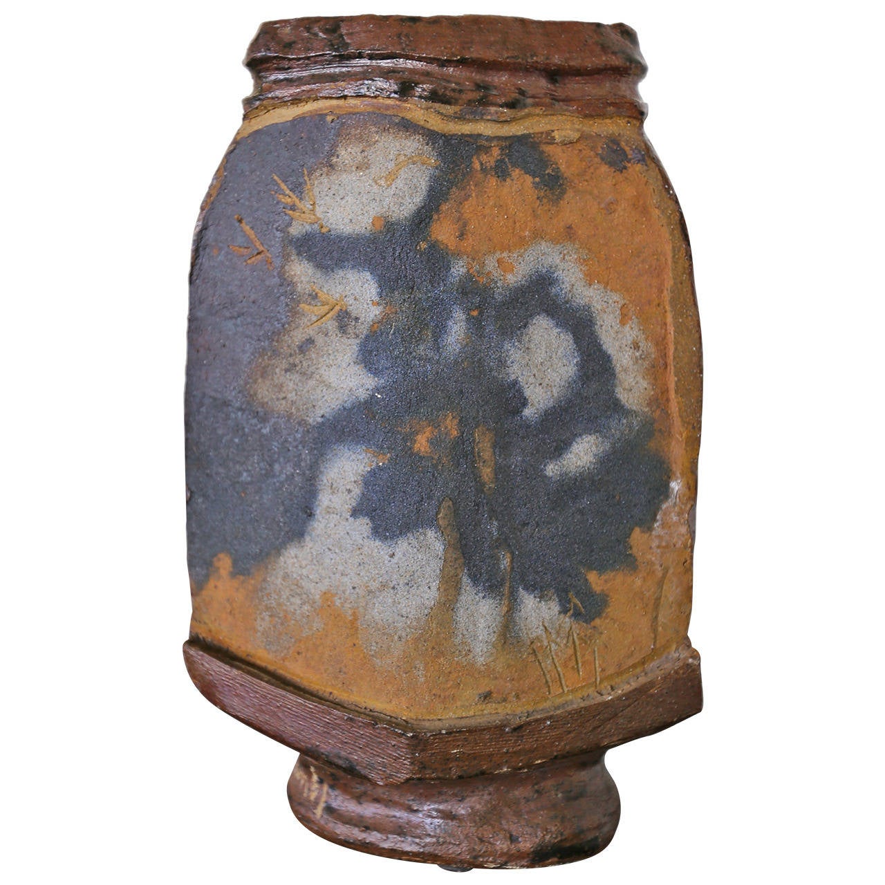Large Ceramic Vase by Jerry Rothman at 1stDibs
