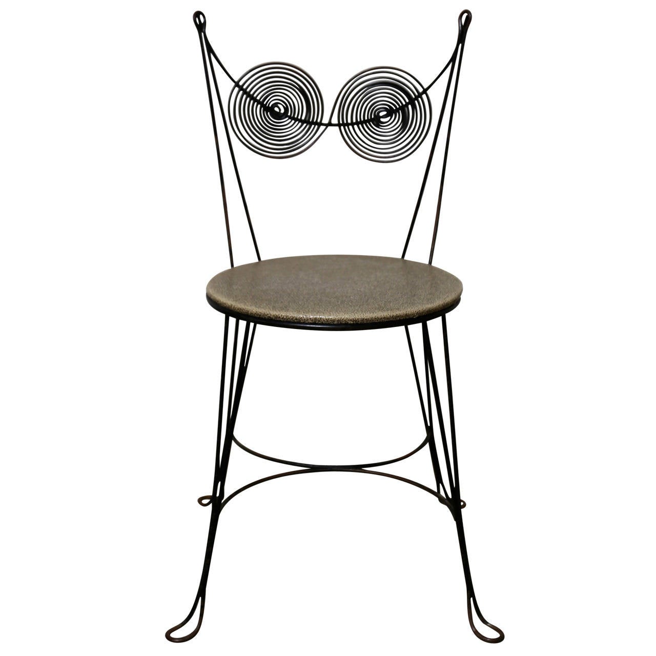 Tony Paul Spiral Back Chair For Sale at 1stDibs