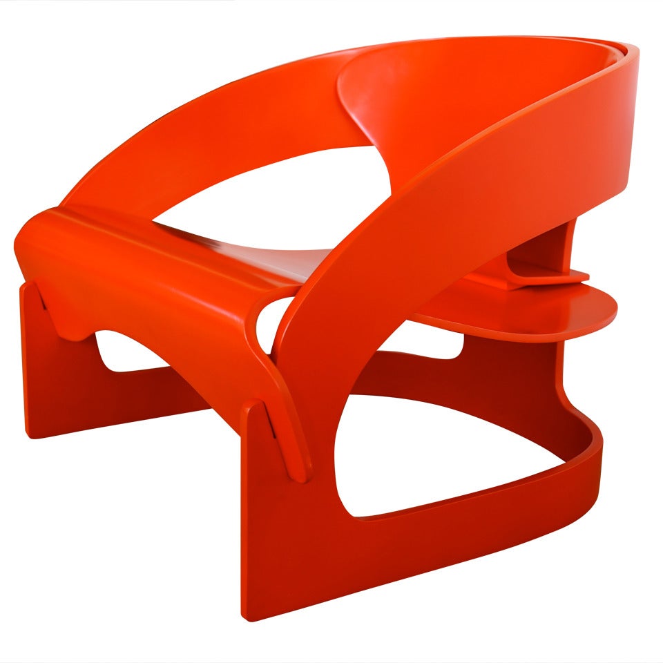 Joe Colombo 4801 Lounge Chair for Kartell at 1stDibs