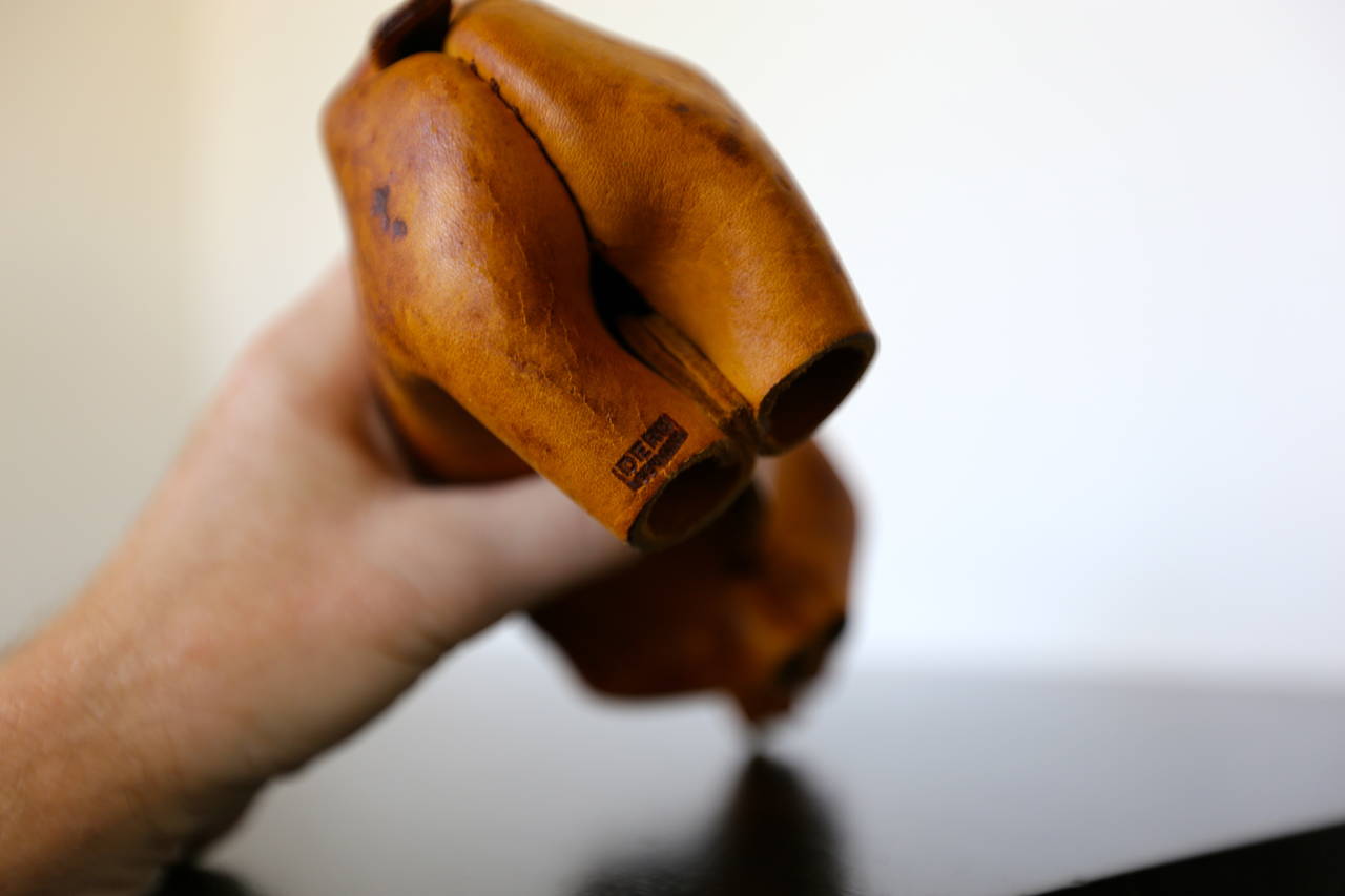 Leather Hippo by Deru Germany at 1stDibs
