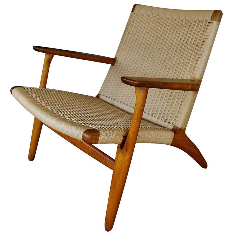 CH 25 lounge chair by Hans Wegner for Carl Hansen at 1stDibs