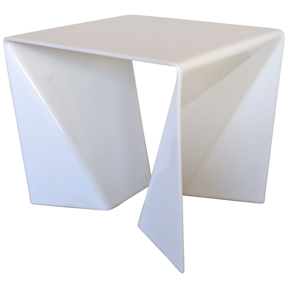 Neal Small "Origami" Side Table at 1stDibs | origami end table