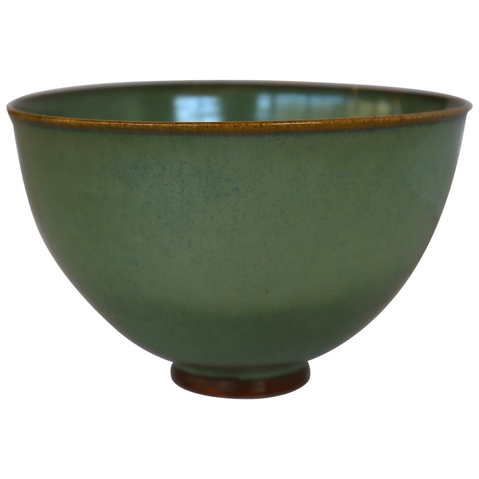 Edwin and Mary Scheier Ceramic Bowl at 1stDibs