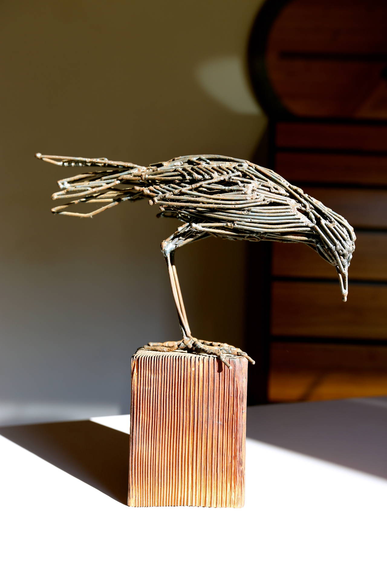 Wire Bird Sculpture at 1stDibs