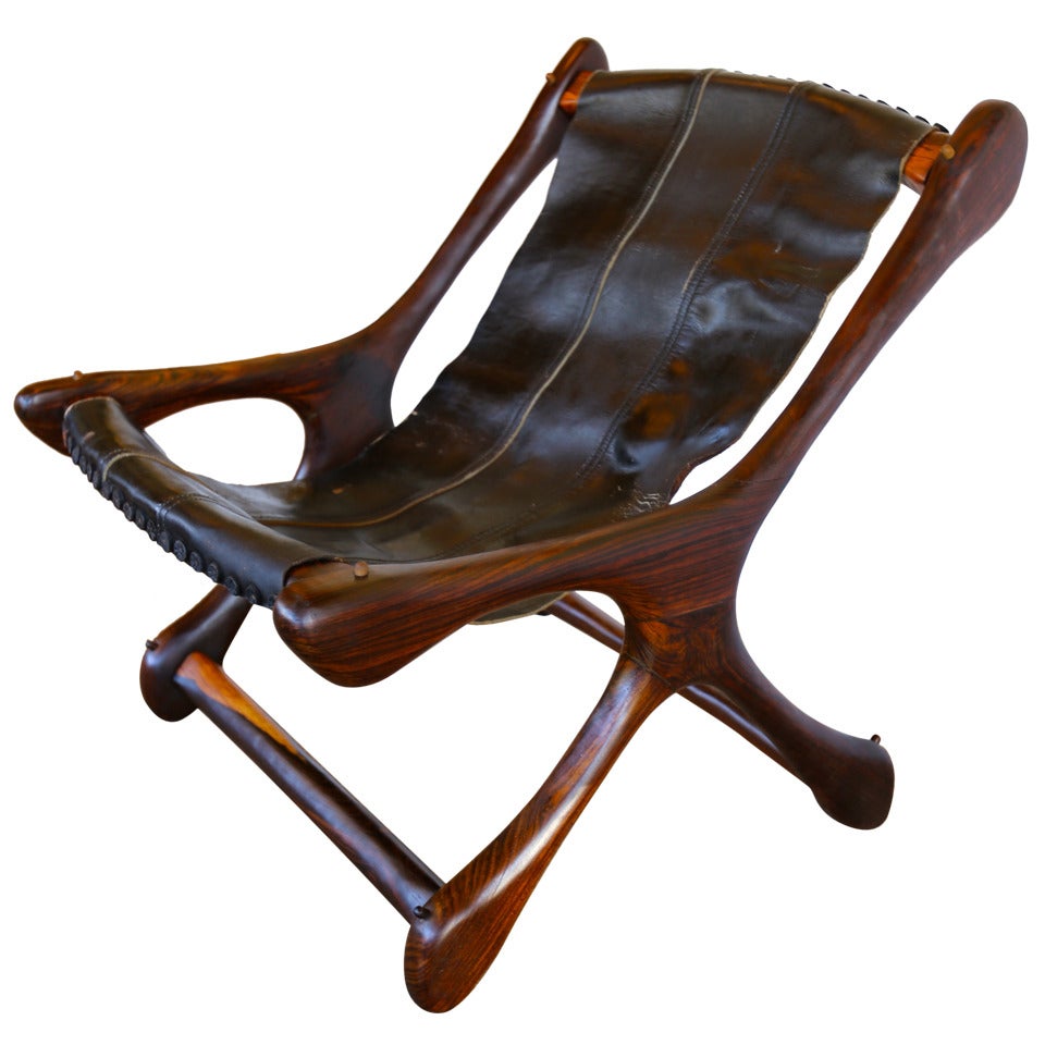 Leather Slouch Chair - 8 For Sale on 1stDibs | slouch chairs