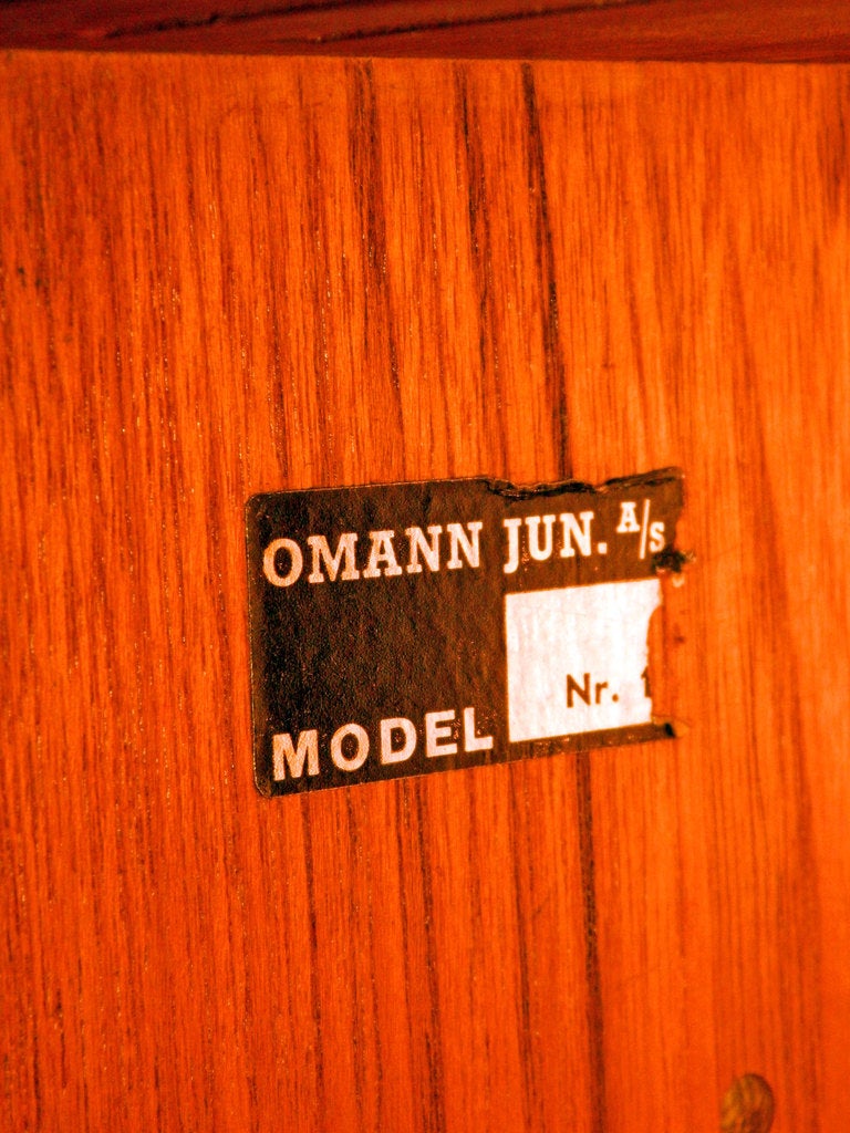 Omann Jun Danish Modern Teak Sideboard Credenza at 1stDibs