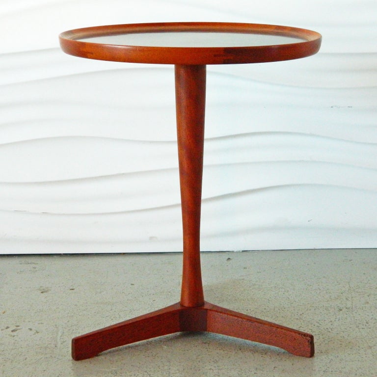 Hans C Andersen Teak Tripod Side Table at 1stDibs