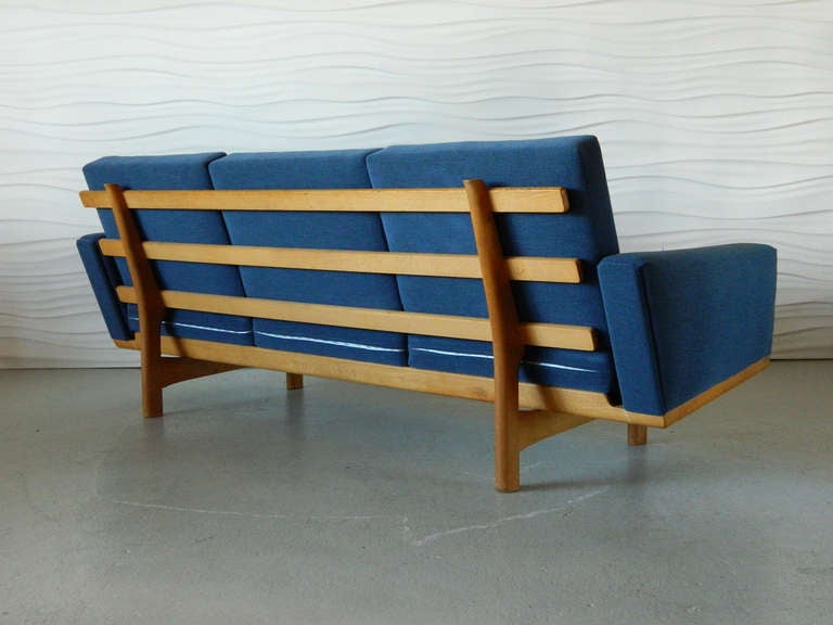 Hans Wegner Oak Getama Sofa at 1stDibs