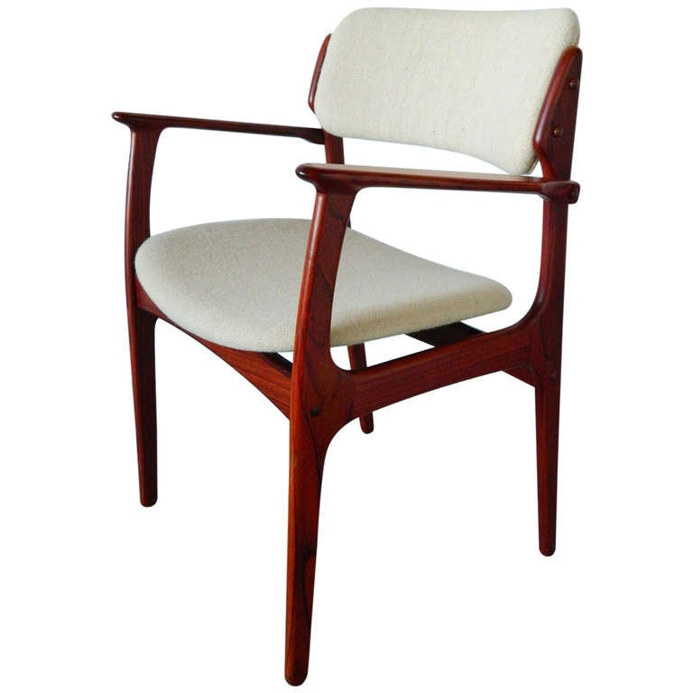 Eric Buck Rosewood Arm Chair at 1stDibs