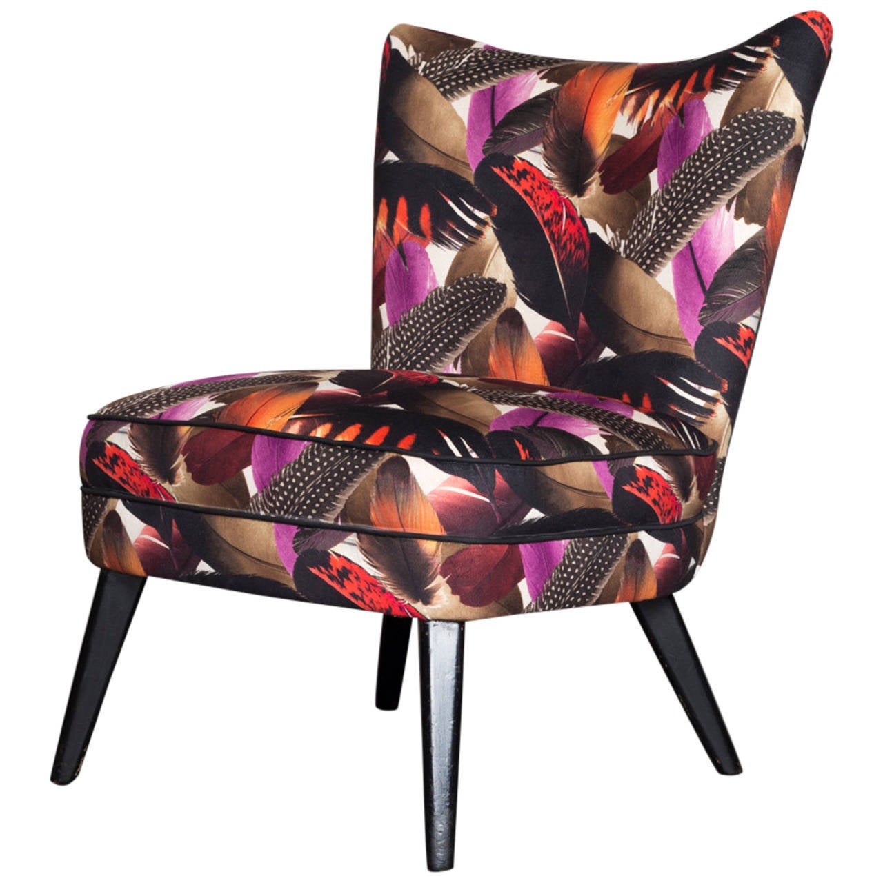 Mid-Century Cocktail Chair at 1stDibs