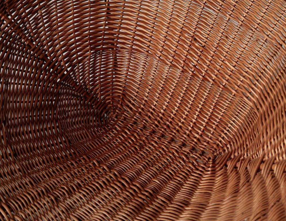 Woven Rattan Hoop Chair at 1stDibs