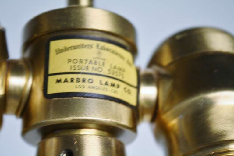 Monumental Marbro Roman Columns Lamp at 1stDibs