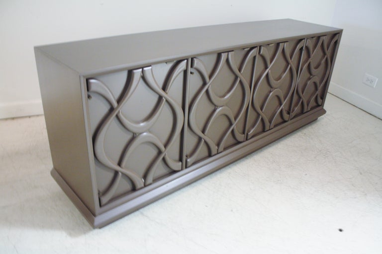Lacquered Mid Century Sideboard at 1stDibs