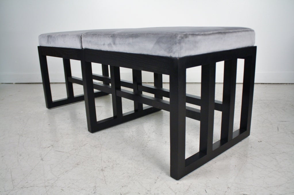 Architectural Bauhaus Style Benches at 1stDibs