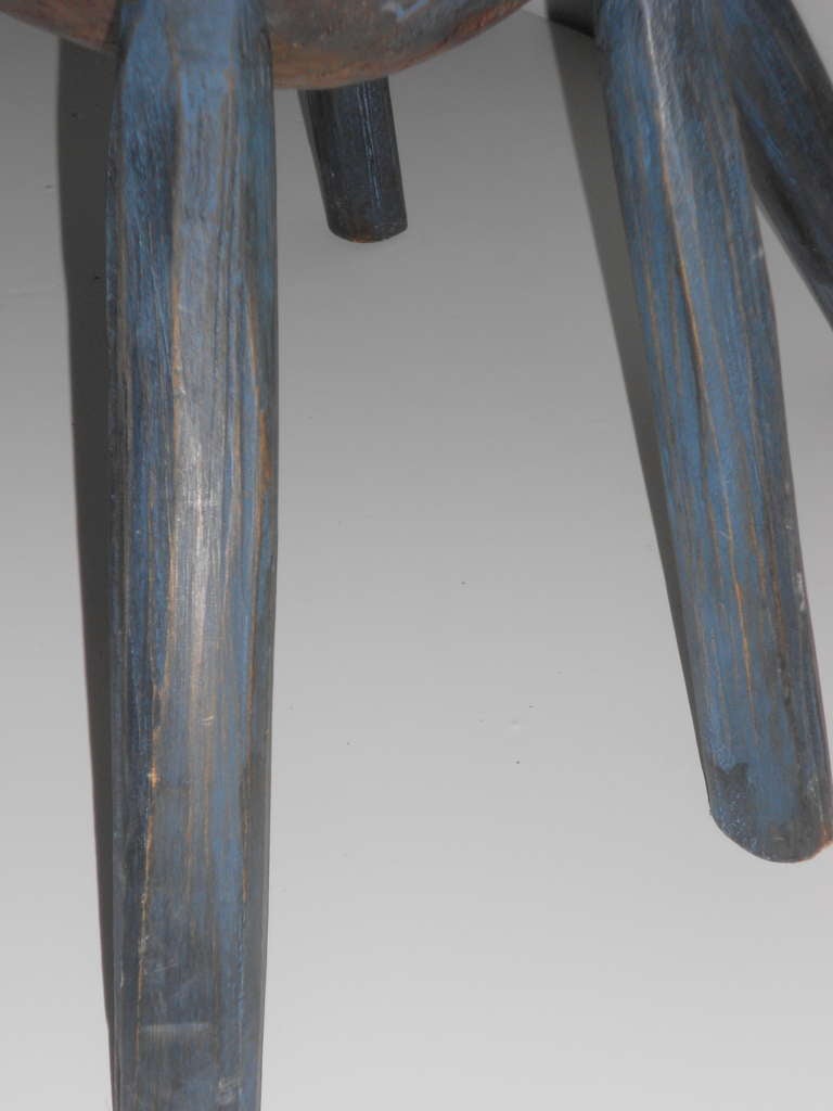 Early 1800s English primitive Farm Stool at 1stDibs