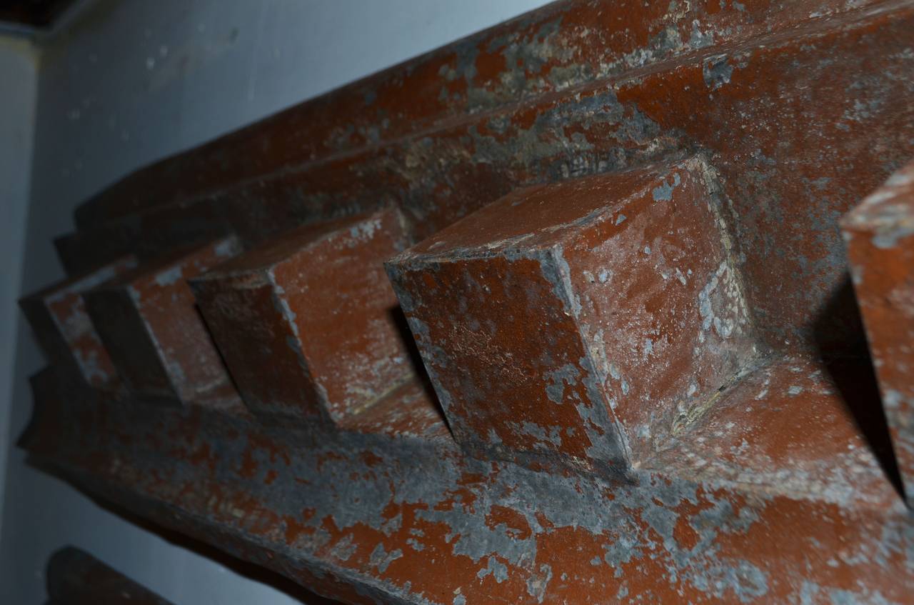 Pair of Ceiling Tin Molding Cornices at 1stDibs