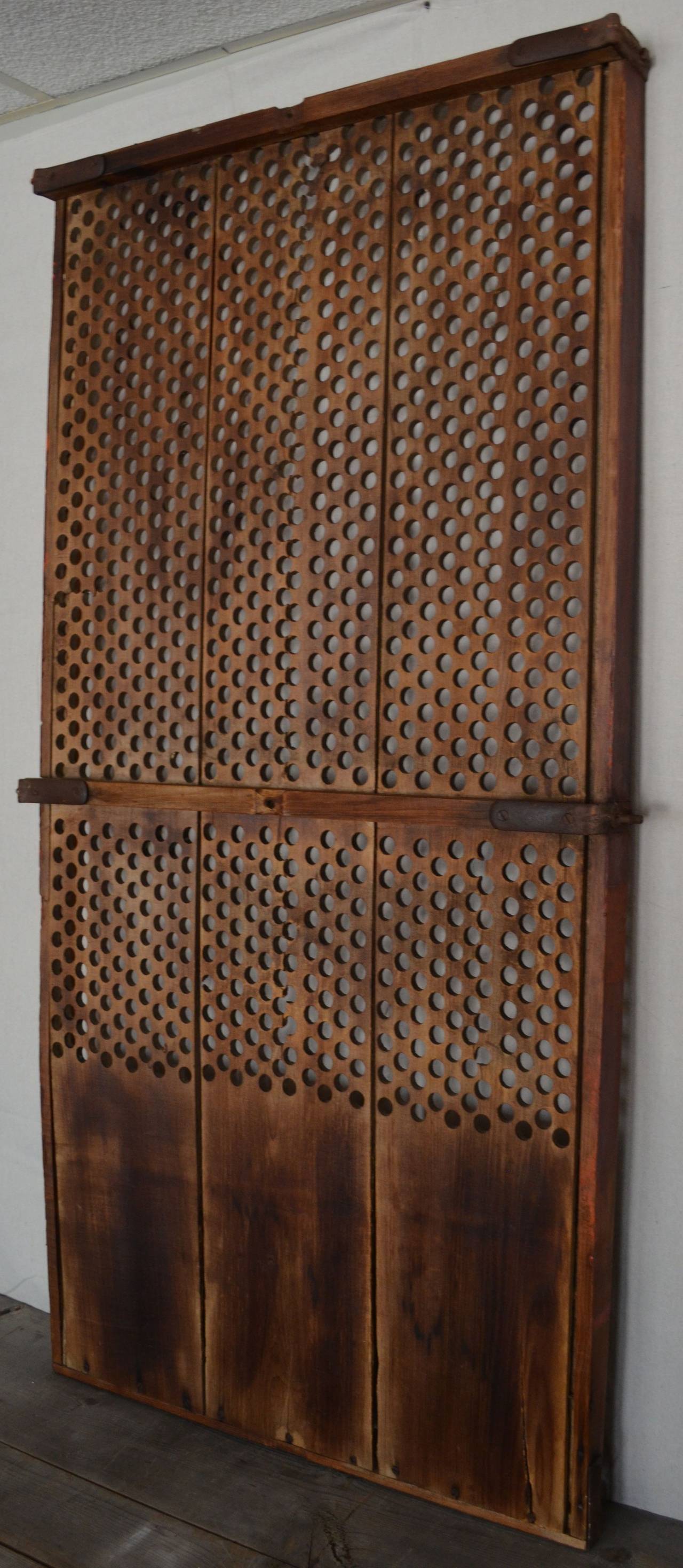 Agrarian Antique Handmade, Horse-Drawn Wooden Threshing Board at 1stdibs