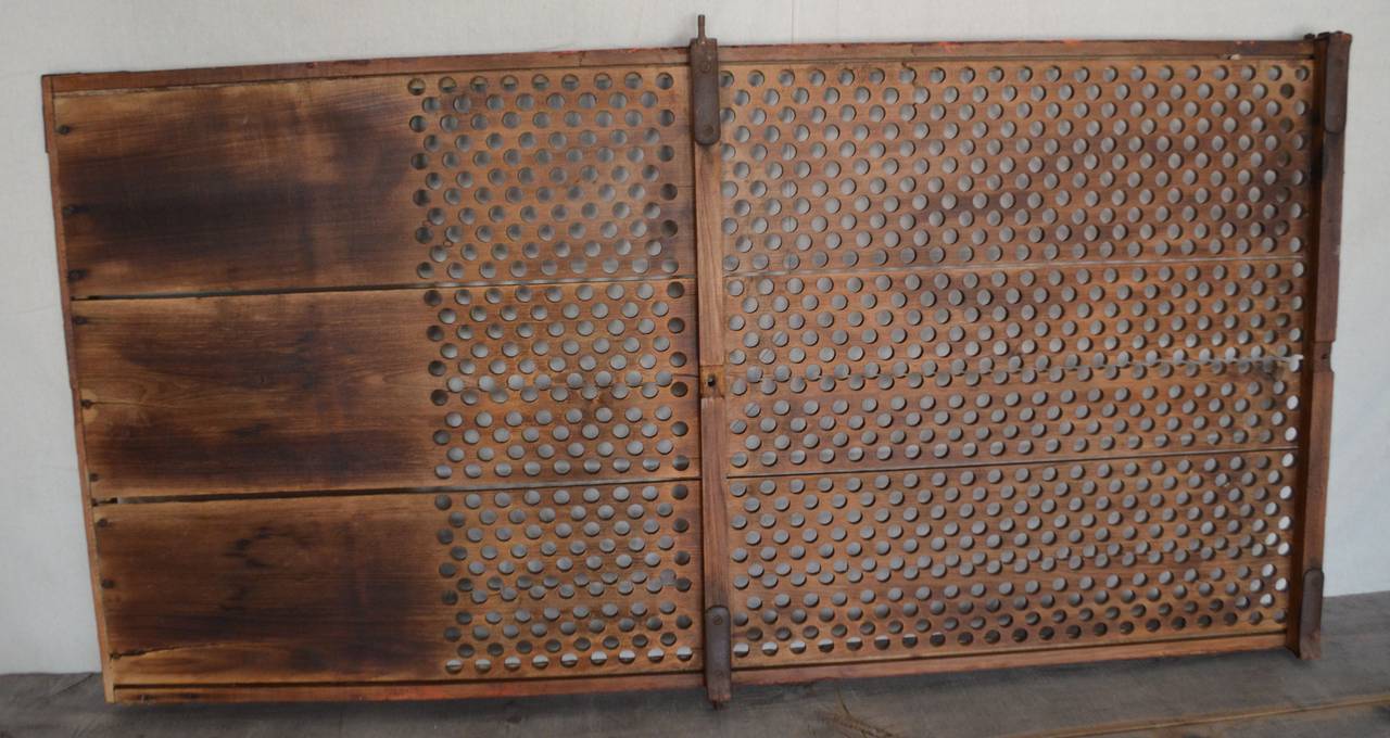 Agrarian Antique Handmade, Horse-Drawn Wooden Threshing Board at ...