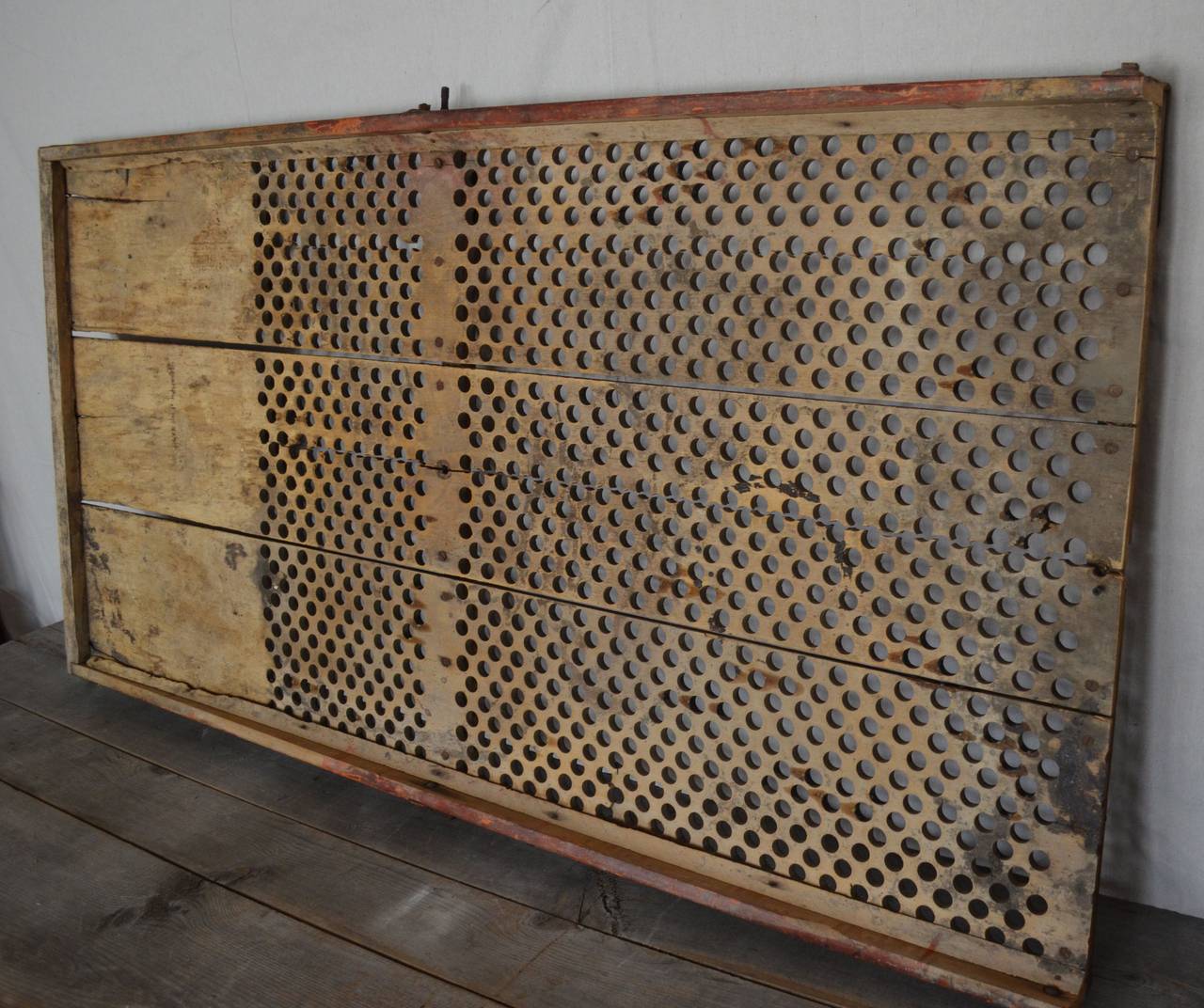 Agrarian Antique Handmade, Horse-Drawn Wooden Threshing Board at ...