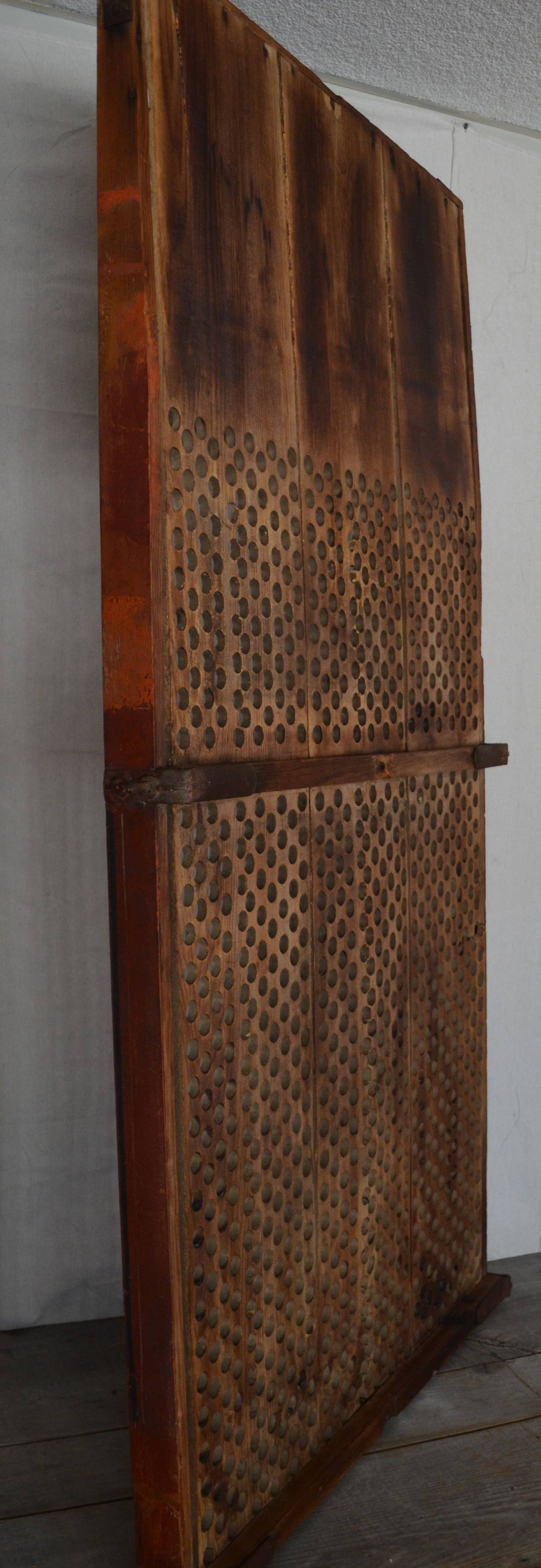 Agrarian Antique Handmade, Horse-Drawn Wooden Threshing Board at ...