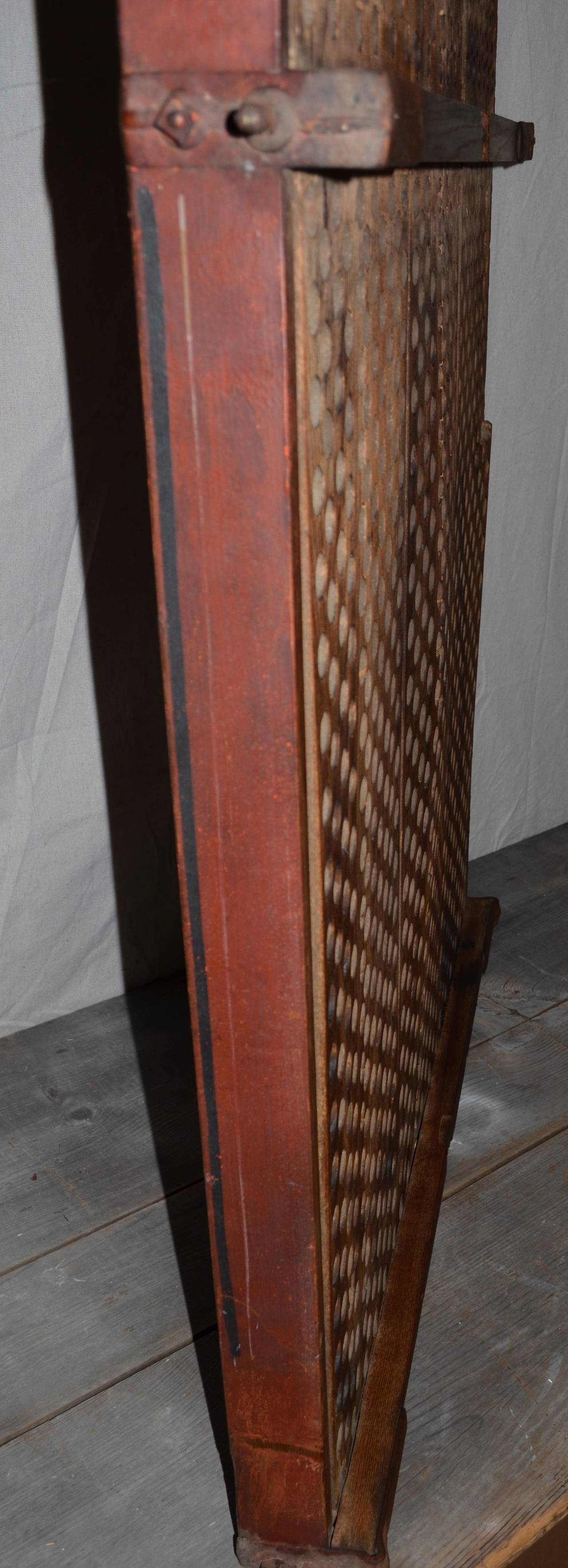 Agrarian Antique Handmade, Horse-Drawn Wooden Threshing Board at ...