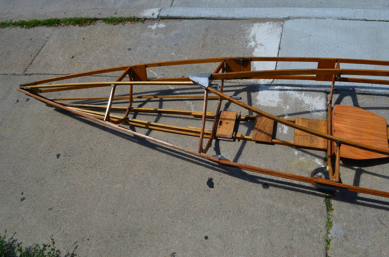 Kayak Boat Skeleton from East Germany that Collapses for Ease of ...