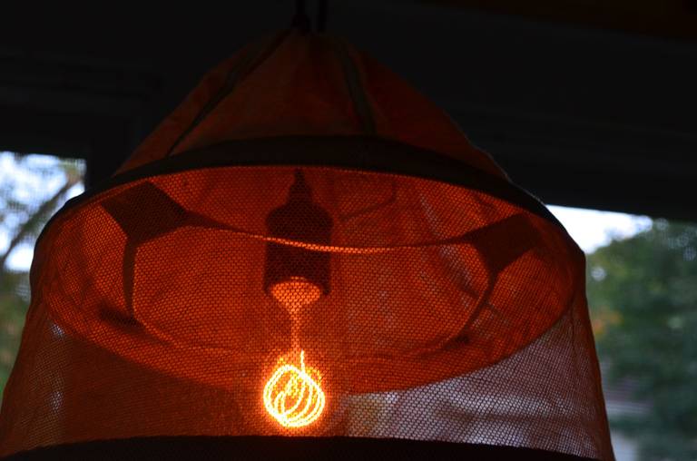 French Beekeeper's Hat as Pendant Light For Sale at 1stDibs