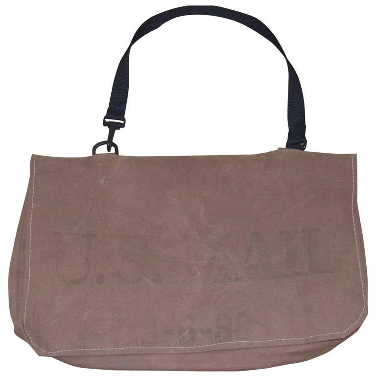 U.S.P.S. Canvas Mailbag Repurposed as Residential Mail Bag at 1stDibs