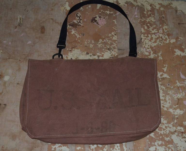 U.S.P.S. Canvas Mailbag Repurposed as Residential Mail Bag at 1stDibs