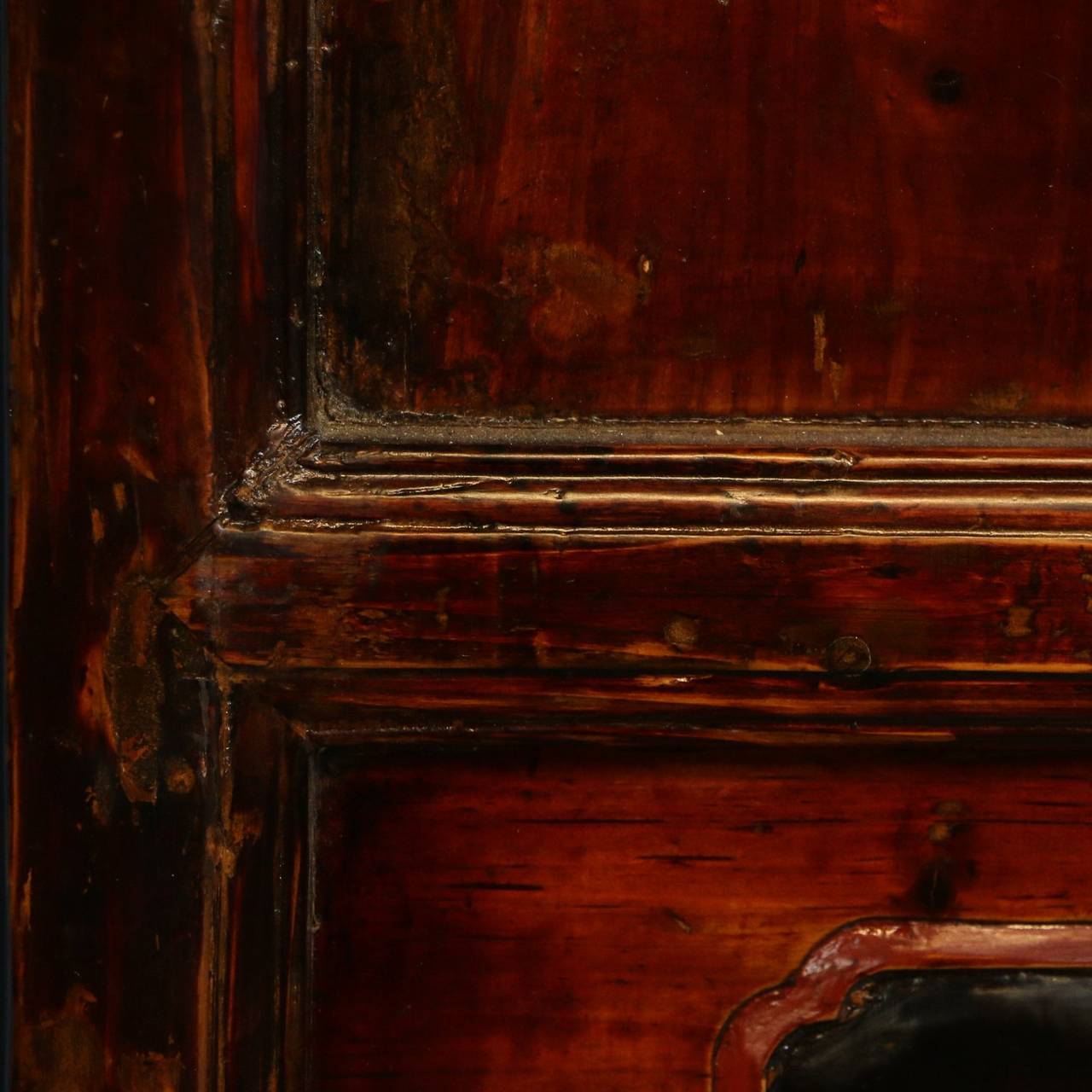 Striking Set of Antique Chinese Lacquered Ten-Panel Screens, circa 1800 ...