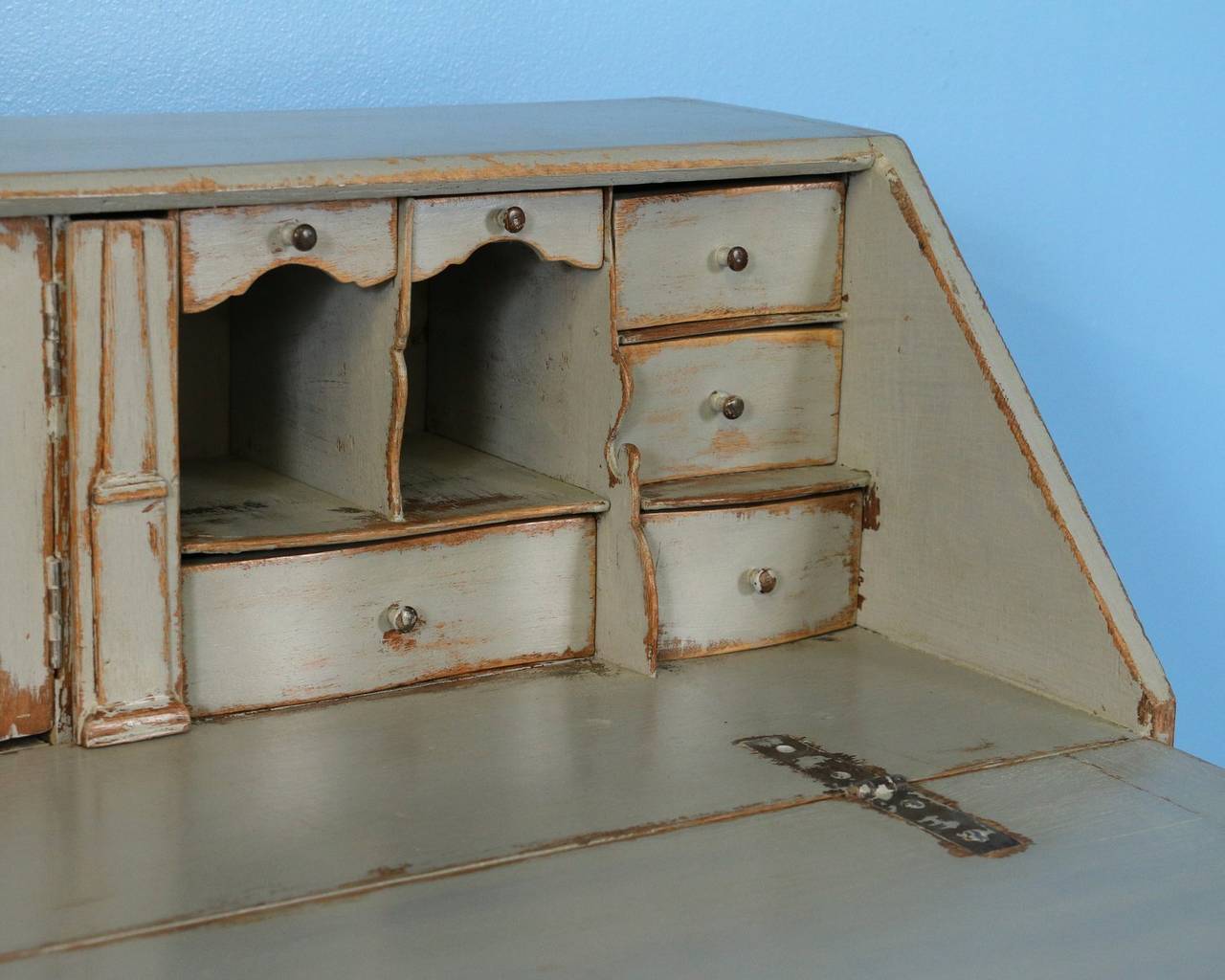 Antique Swedish Grey Secretary with Hidden Storage, circa 1800-40 at ...