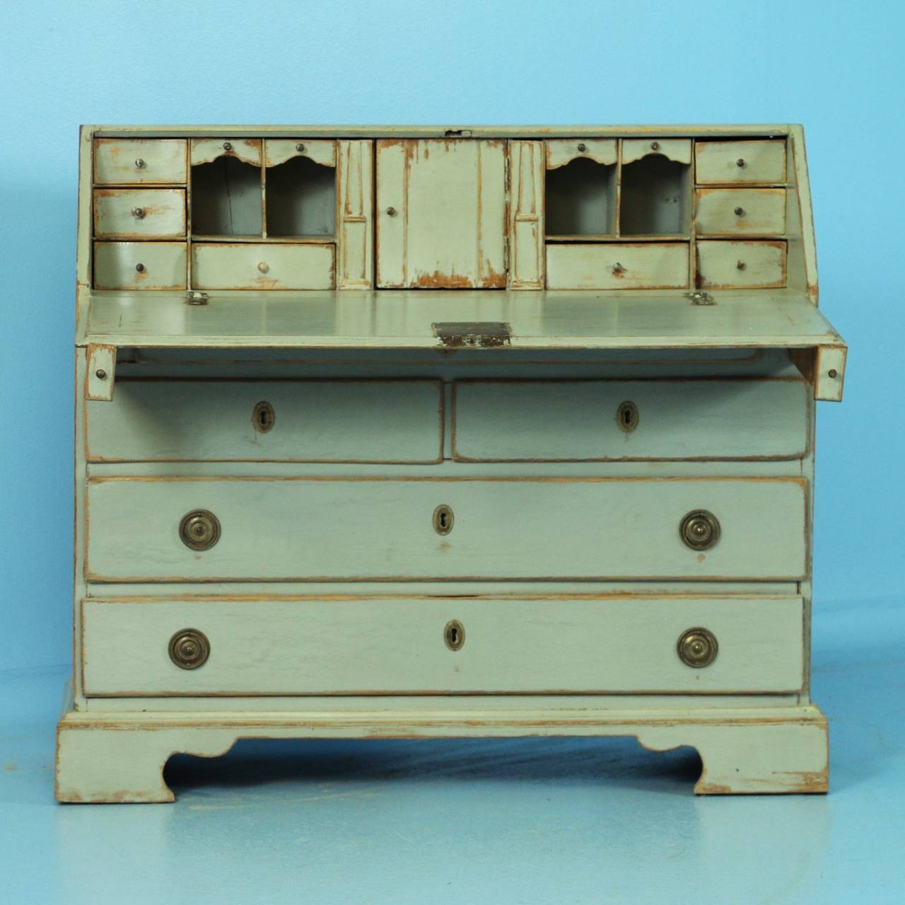Antique Swedish Grey Secretary with Hidden Storage, circa 1800-40 at ...