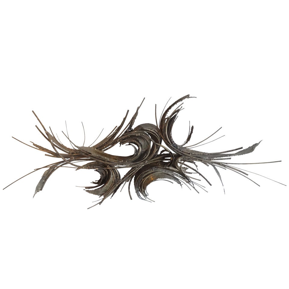 Large Brutalist Bronze Sculpture For Sale at 1stDibs