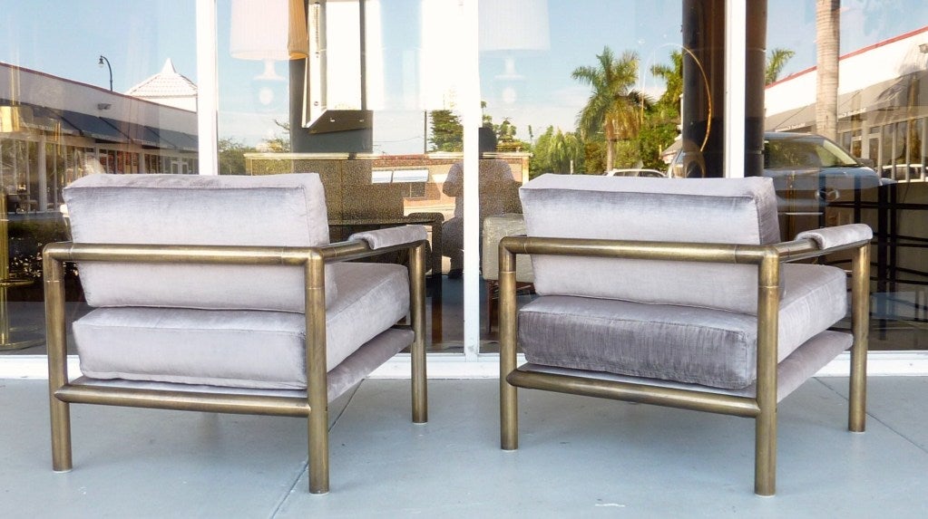 Pair of Bronze Chairs at 1stDibs