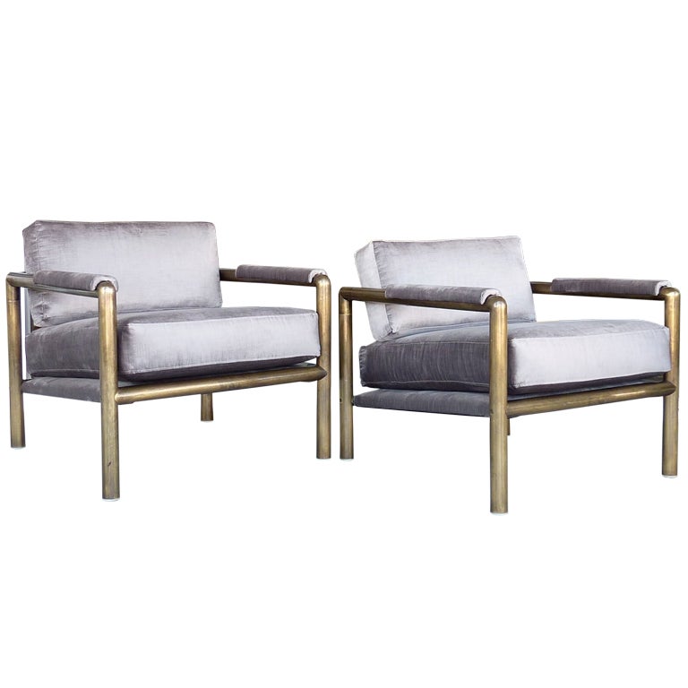 Pair of Bronze Chairs at 1stDibs