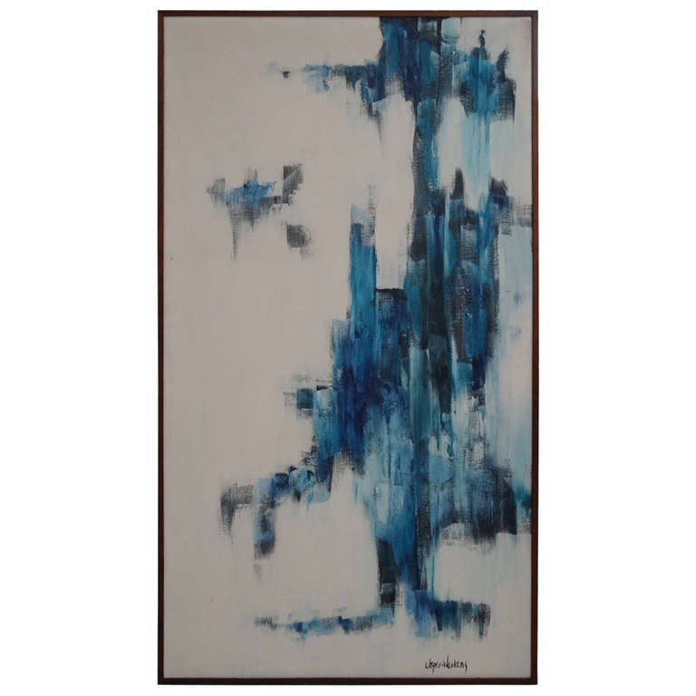 Large Abstract Painting by Jasper Jackson, 1960s at 1stDibs