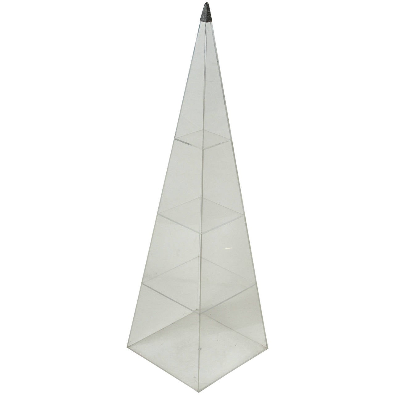 Lucite Pyramid Display at 1stDibs