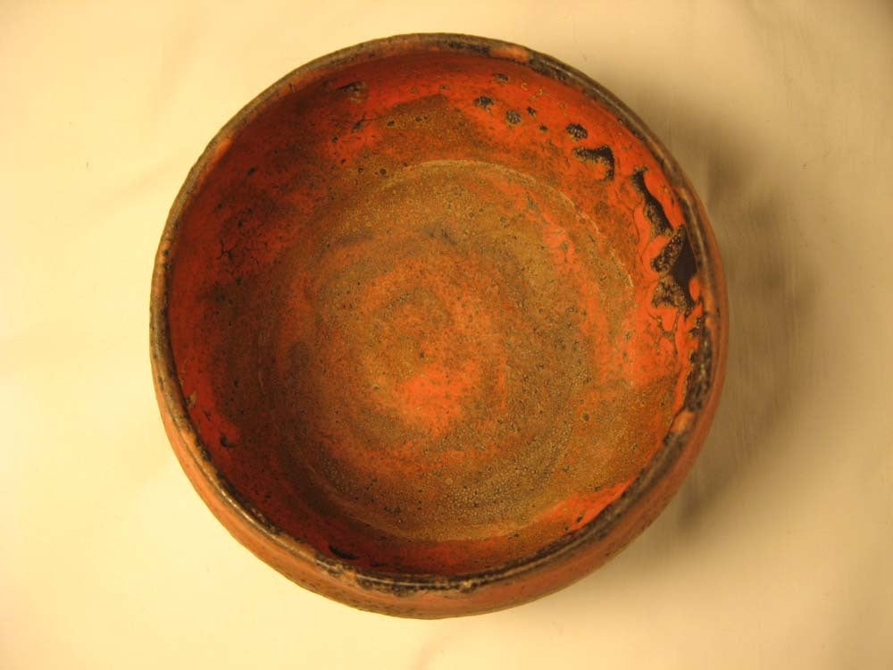 Gertrud and Otto Natzler Volcanic Bowl at 1stDibs