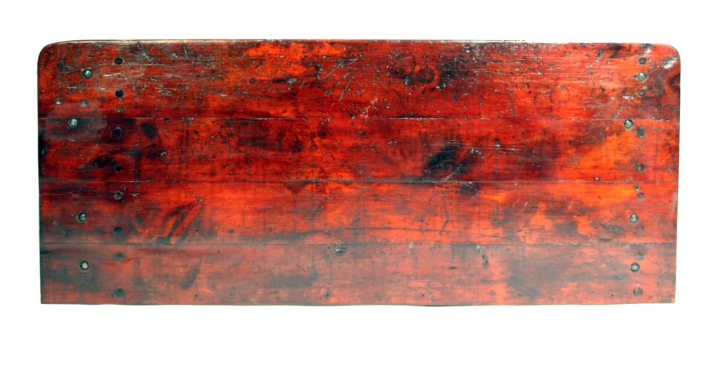 Authentic Vintage Industrial Cast Iron Work Table/Bench at 1stDibs