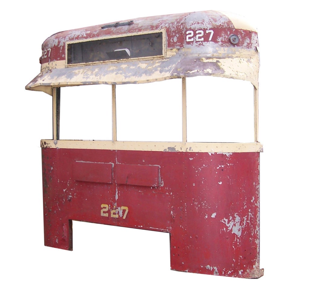 1931 Twin Coach Bus Front Panel For Sale at 1stDibs