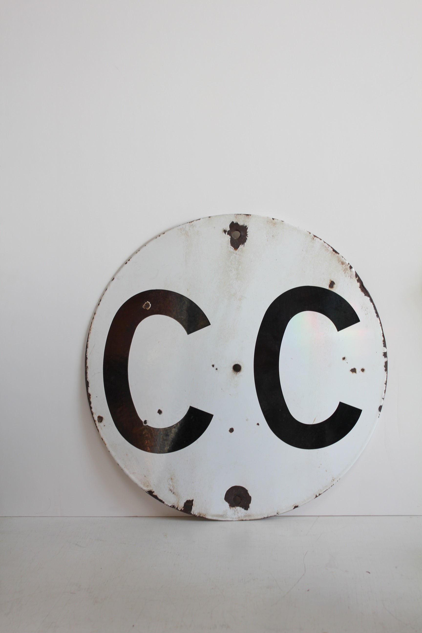 1930's Porcelain American Railroad CC Sign at 1stDibs