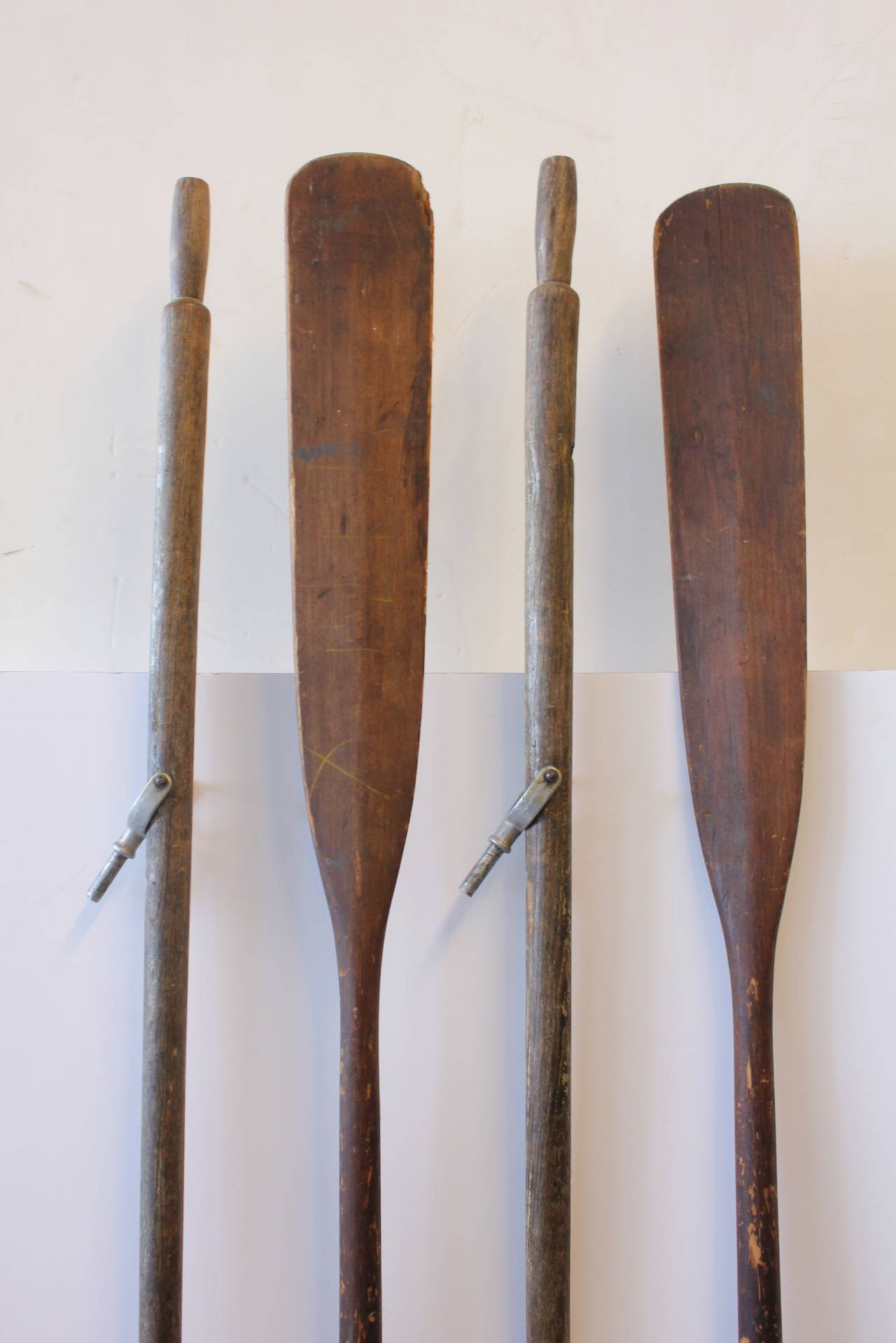 Collection of Vintage Wooden Oars at 1stDibs