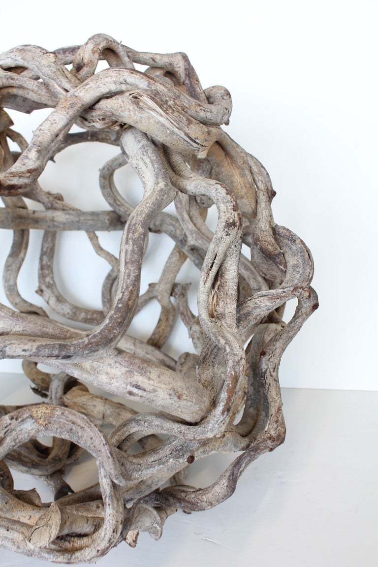 Over Sized Driftwood Ball at 1stDibs