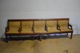 Antique American Railroad Station Bench at 1stdibs