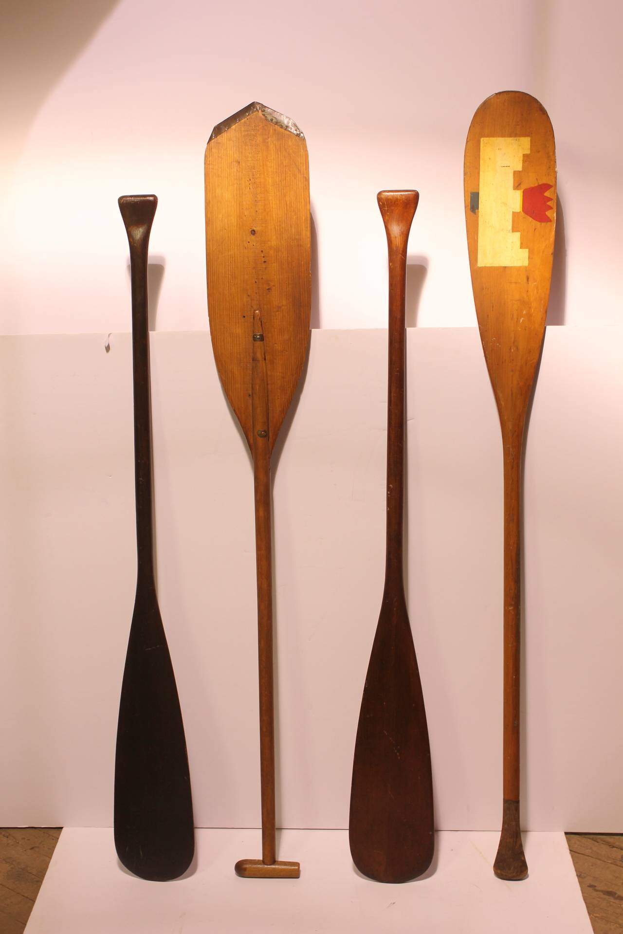 Collection of Antique Wooden Paddles and Oars at 1stDibs