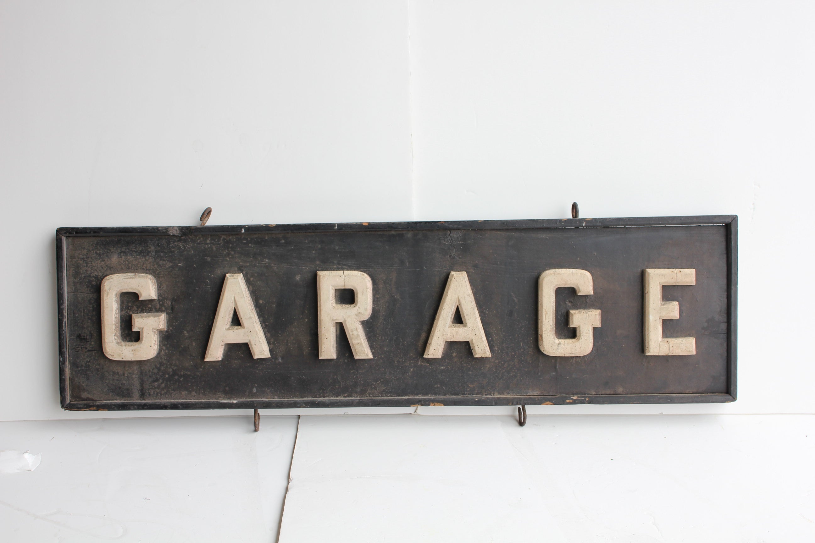 1900's American Double Sided Wooden " Garage " Sign at 1stDibs | wooden ...