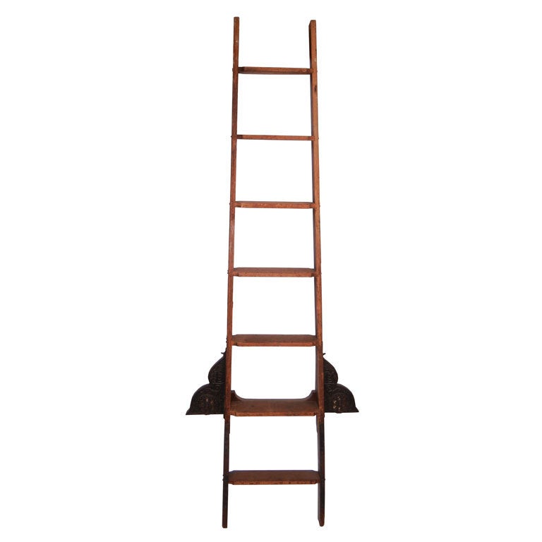 Late 1800's American library ladder at 1stDibs
