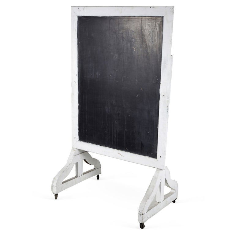 Antique School Rolling Chalkboard at 1stDibs | vintage rolling chalkboard