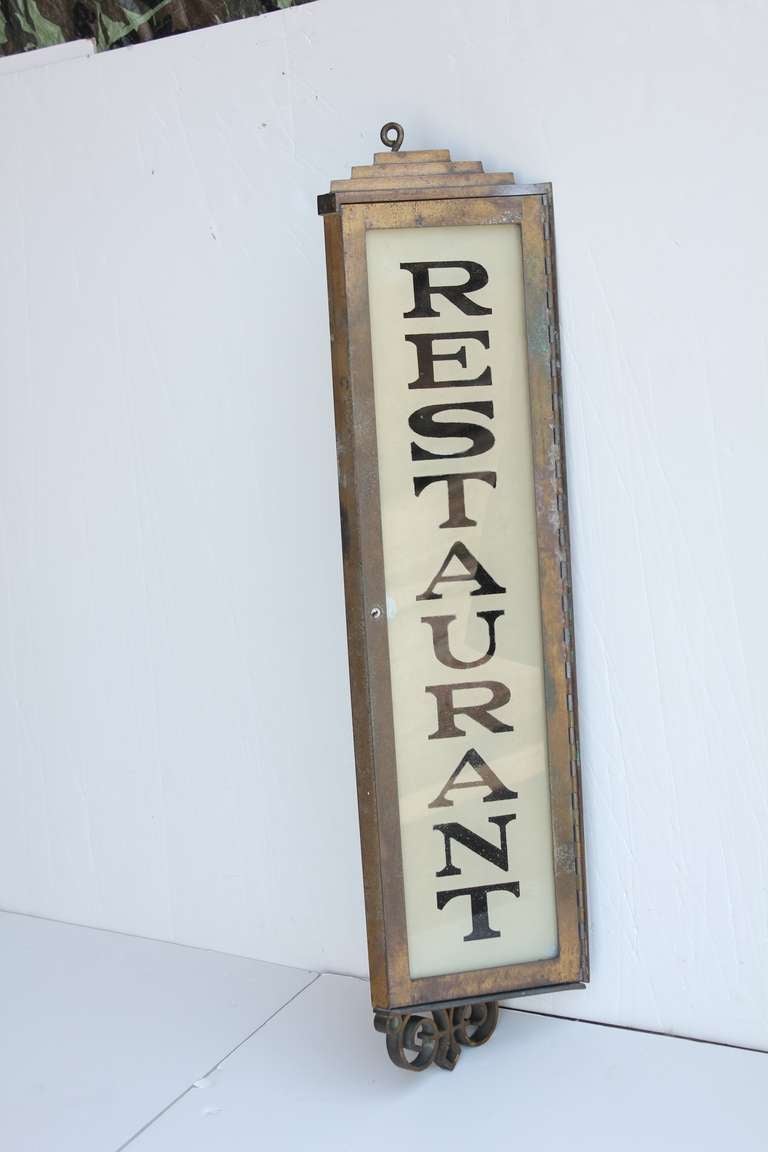 1900's Light Up Coffee Shop and Restaurant Sign at 1stDibs
